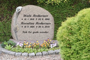 Eksempler på unikke gravsten